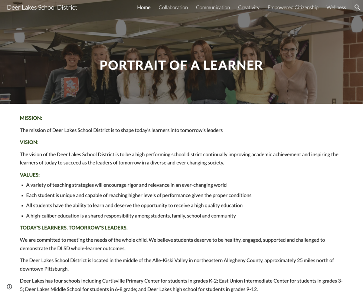 Deer Lakes: Developing a Learner Profile