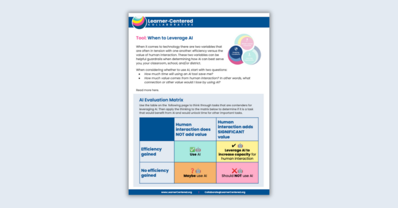 Tools Archives - Learner-Centered Collaborative